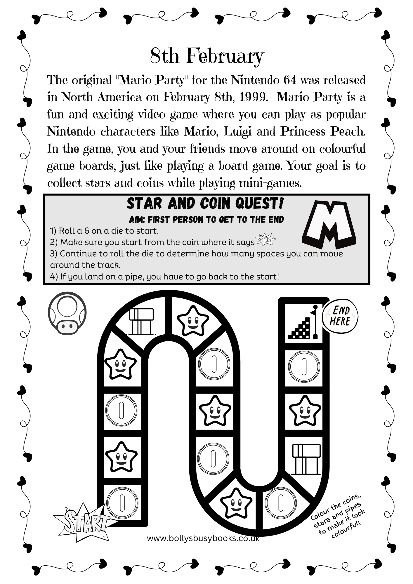 February Fact a Day Activity Book - Bolly's Busy Books