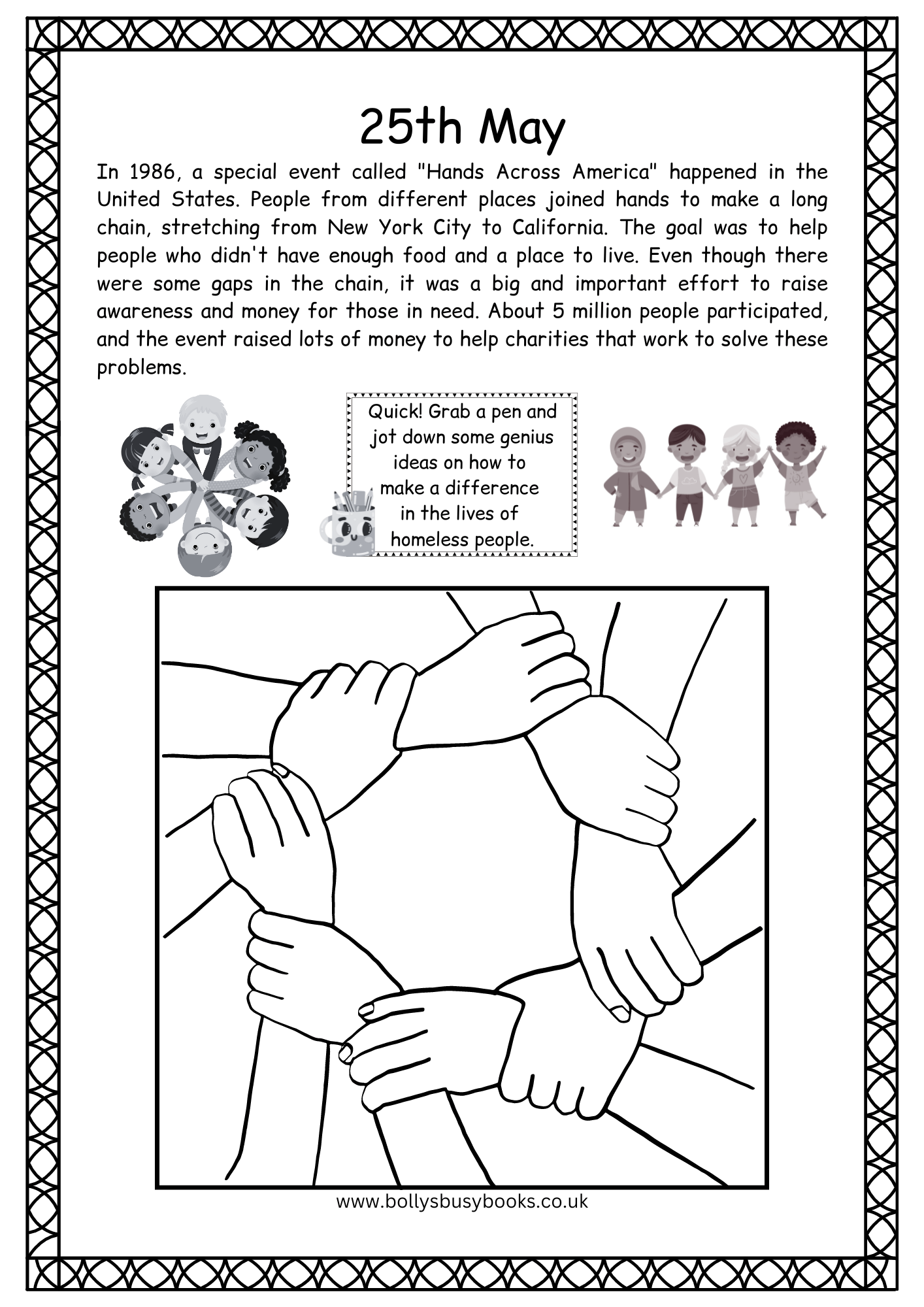 May Fact A Day Activity Book - Bolly's Busy Books
