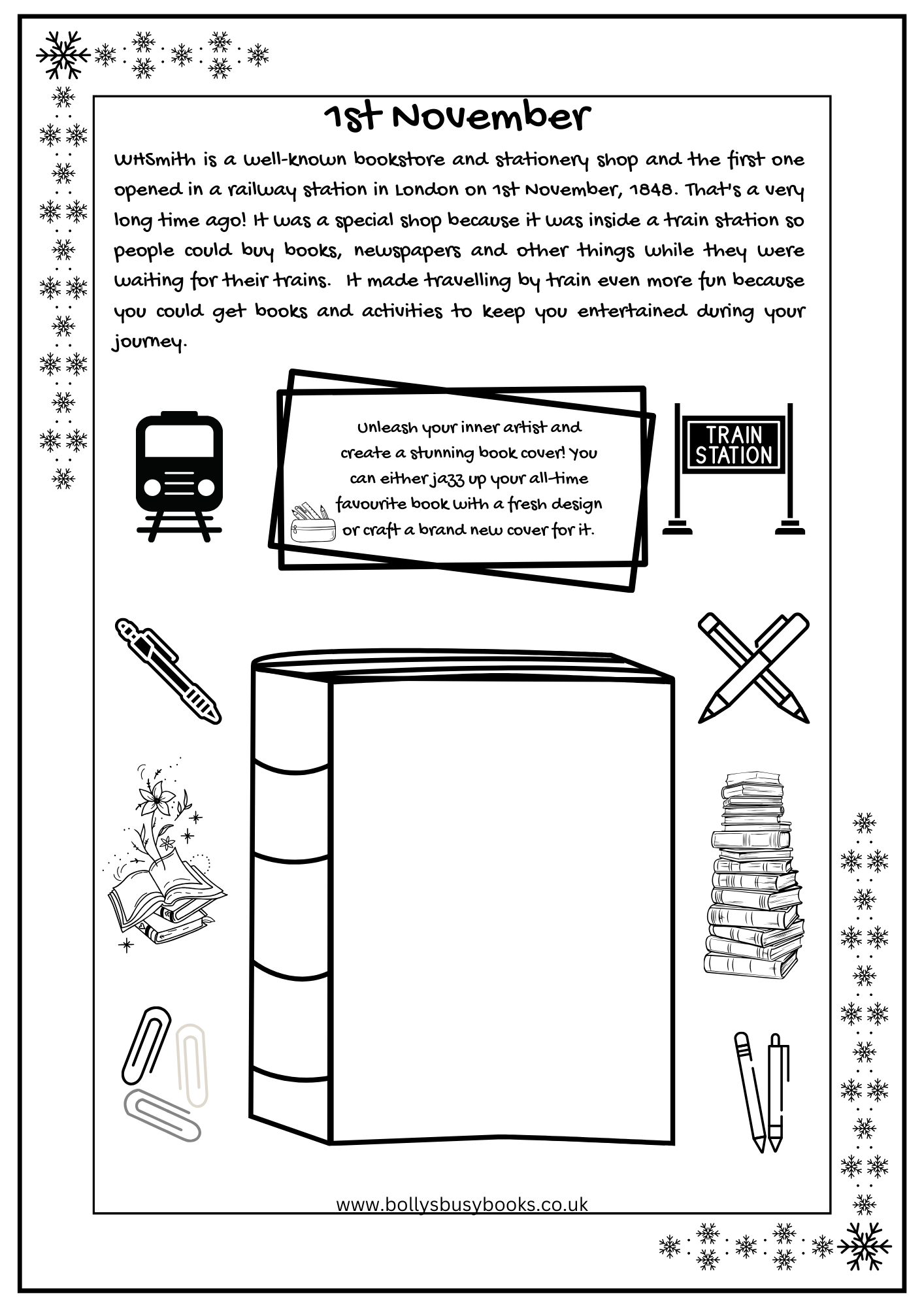 November Fact a Day Activity Book - Bolly's Busy Books